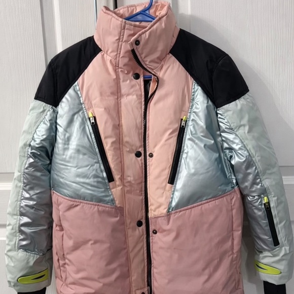 Zara | Jackets & Coats | Zara Kids Ski Jacket Colorblock ...